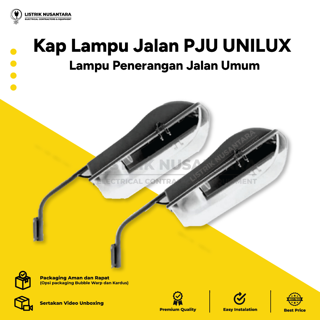 Jual Kap Lampu Jalan PJU E27 UNILUX | Lampu Penerangan Jalan Umum | Shopee Indonesia