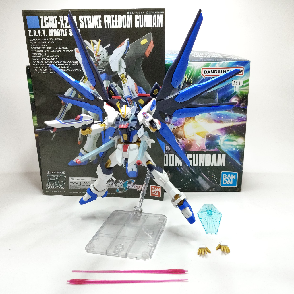 Jual Bandai HGCE Strike Freedom / Gundam HG 1/144 2nd Sudah Rakit H793 ...