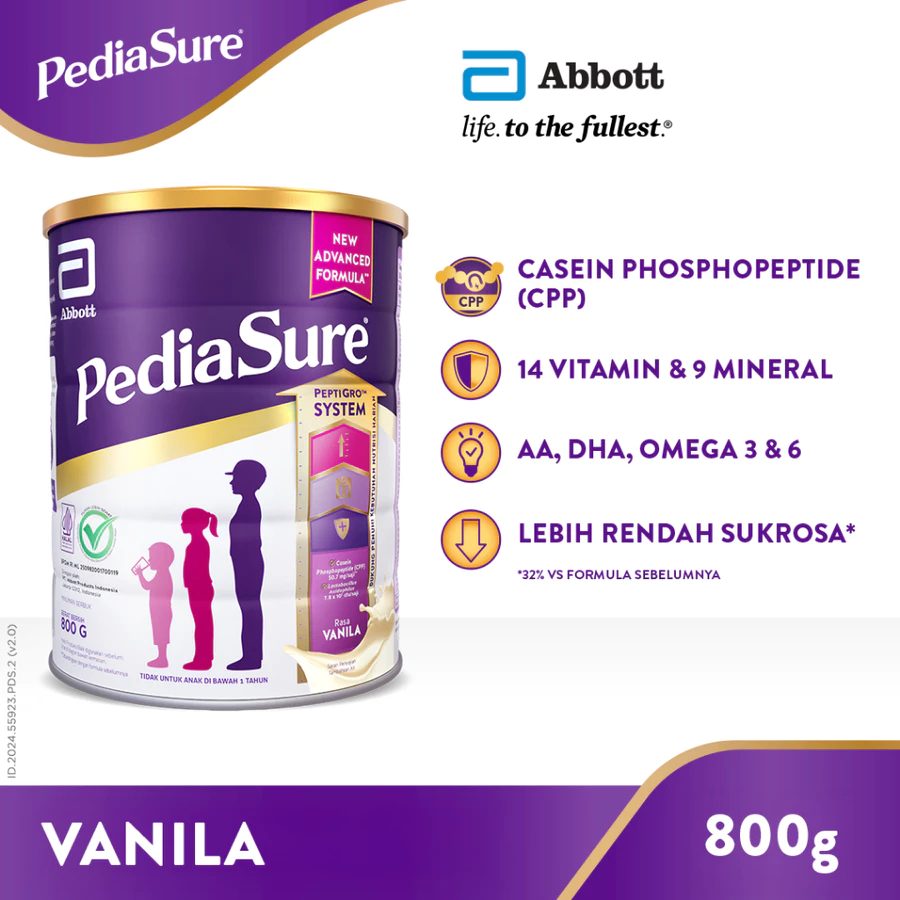 Jual [WM] Pediasure Triplesure Madu / Vanila 800g | Shopee Indonesia