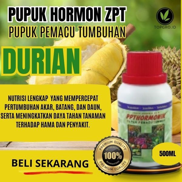 Jual ZPT Durian / Pupuk ZPT Pertumbuhan / Pupuk ZPT Pelebat Buah Durian ...