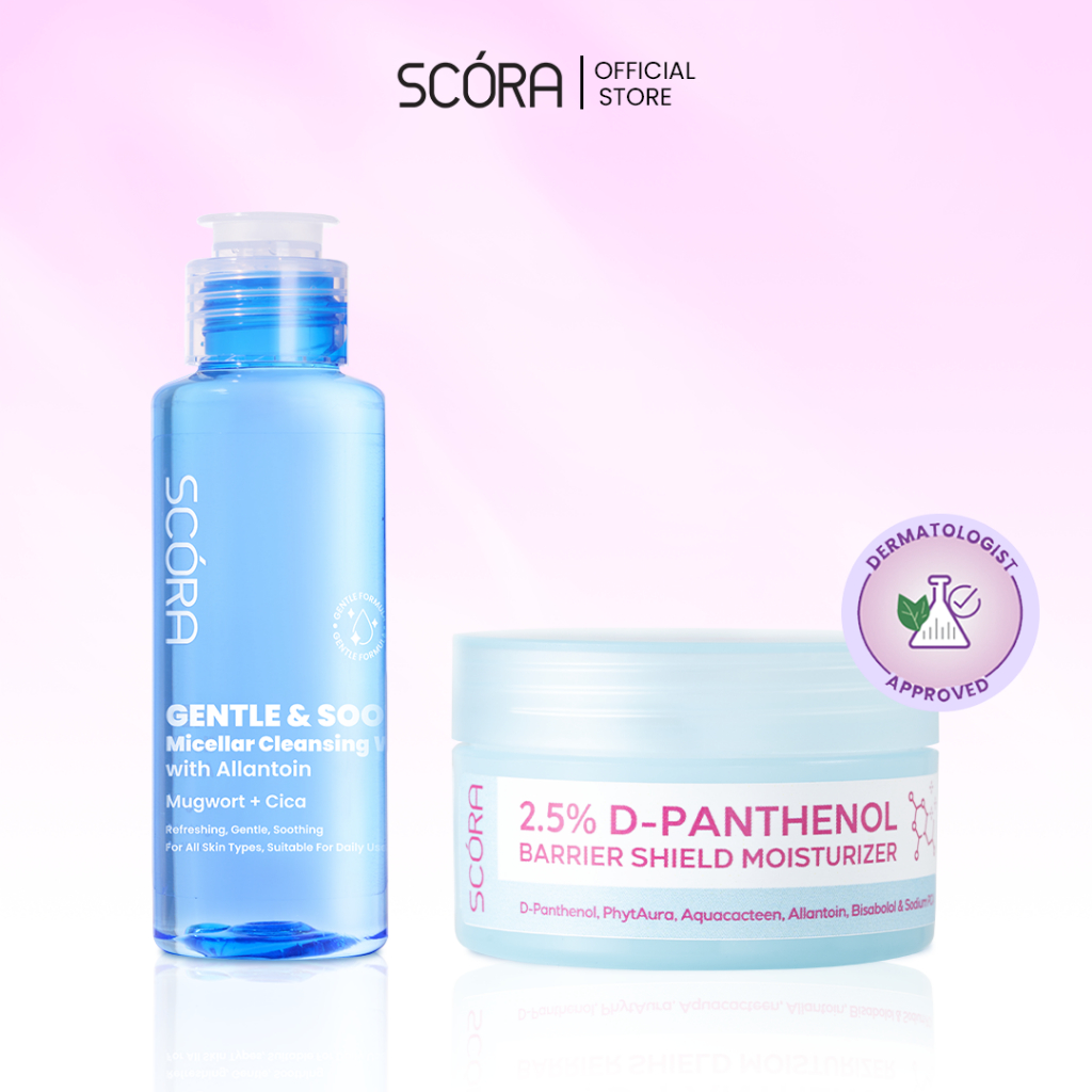 Jual [FRESH ANYWHERE SET] SCORA Gentle & Soothe Micellar Cleansing ...