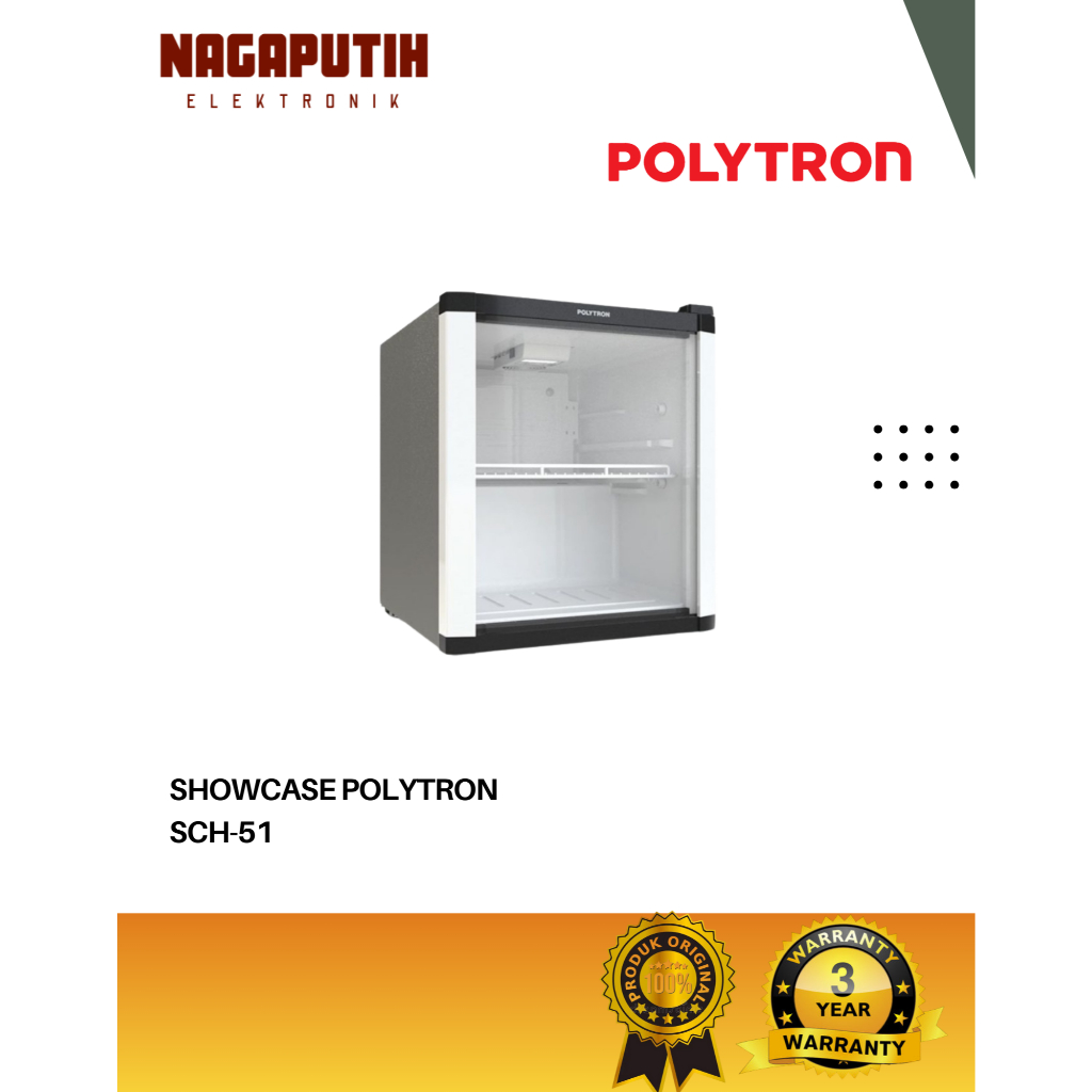 Jual SHOWCASE POLYTRON SCH-51 SHOWCASE MINI 48 LITER GARANSI | Shopee ...