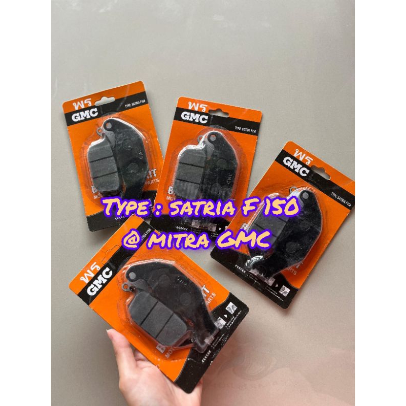 Jual kampas Rem depan type SATRIA F150 Merk GMC Kualitas Original ...