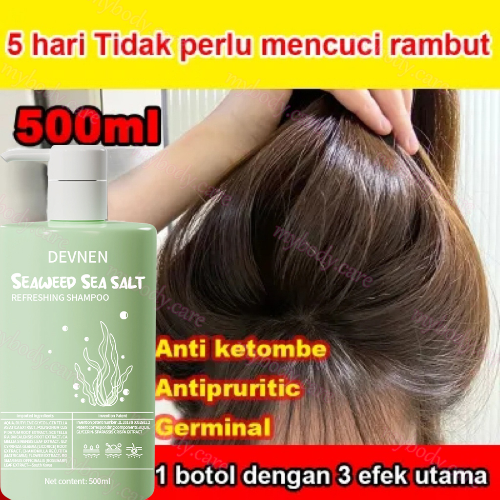 Jual Ketombe Sampo 500ml Shampo Anti Ketombe Garam Laut Buat Ketombe Penghilang Anti Gatal ...
