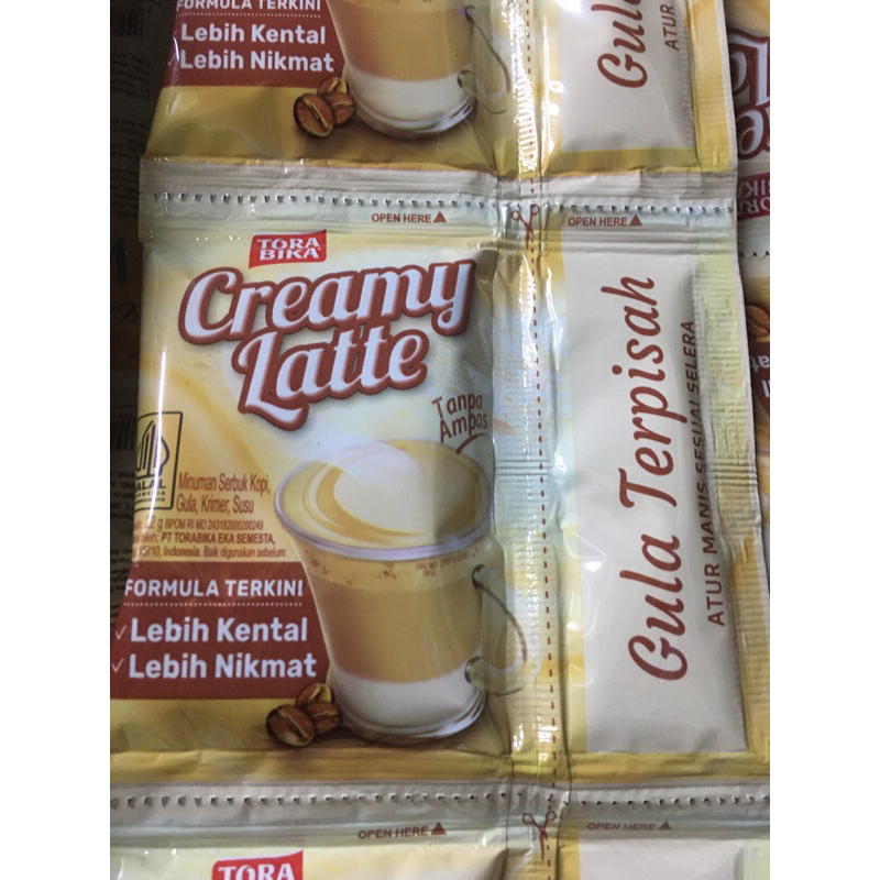 Jual Torabika CREAMY LATTE 10pcs (1renceng@22g) | Shopee Indonesia