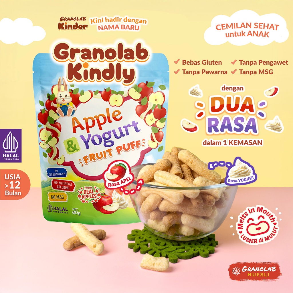 Jual Natural Puff Snack Bayi Alami | Gluten Free | Cemilan Anak Sehat ...