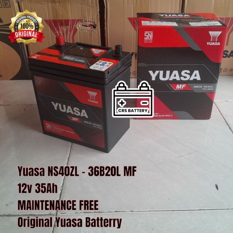 Jual Aki Mobil Toyota Calya, Avanza Veloz New, Agya, Raize Yuasa NS40ZL MF 35Ah | Shopee Indonesia