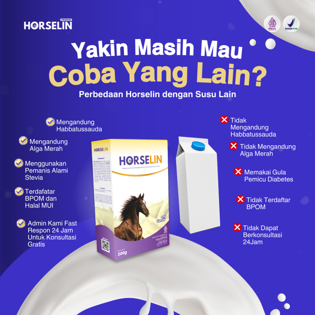 Jual Susu Kuda Murni HORSELIN Untuk Menyembuhkan Pegal Linu, Dan Nyeri ...