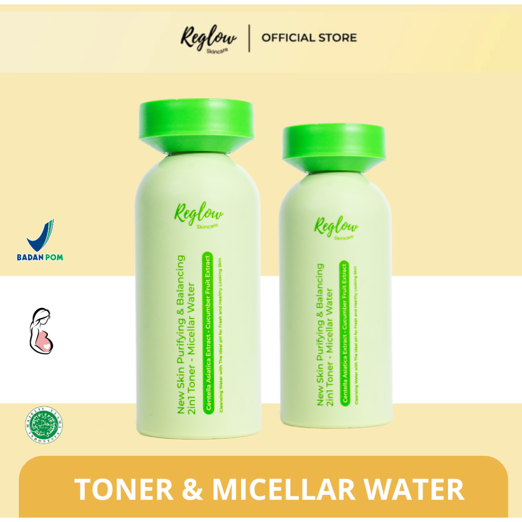 Jual Reglow Toner & Micellar Water Whitening Skincare Original dr Shindy Pencerah Kulit Kusam ...