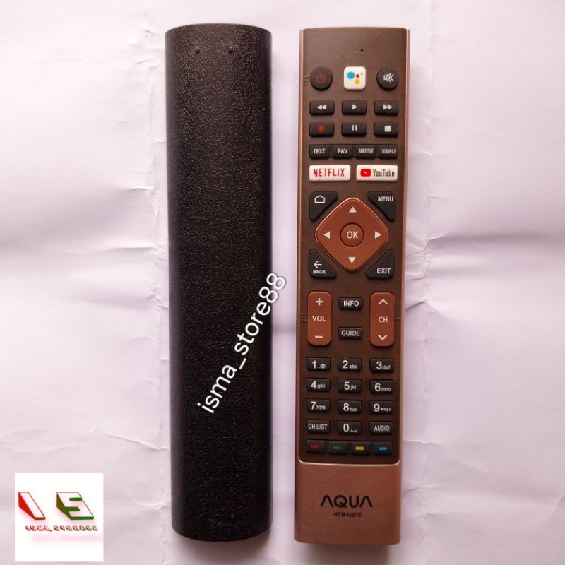 Jual REMOT TV AQUA ANDROID SMART TV LED LCD HTR-27E NON VOICE PLS ...