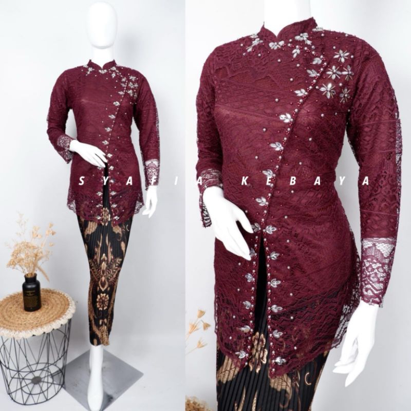 Jual Kebaya Payet Modern Janggan - Kebaya Wisuda Modern - Kebaya Payet ...