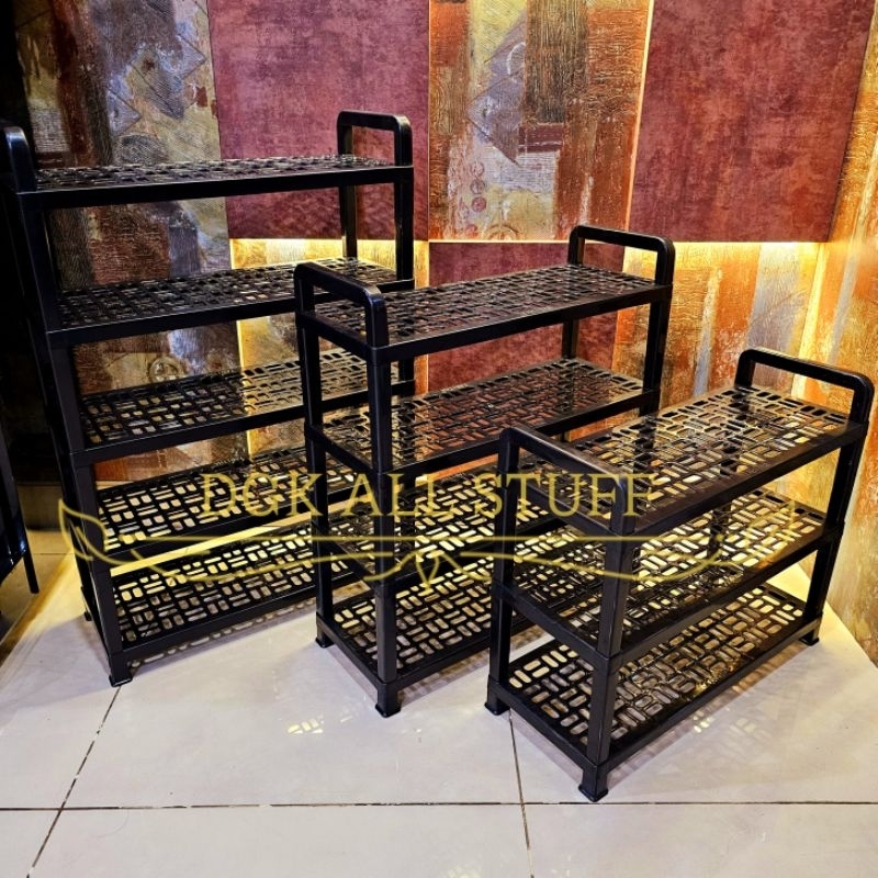 Jual Rak Sepatu Sandal Sendal Plastik Tebal Kokoh Kuat Besar Jumbo ...