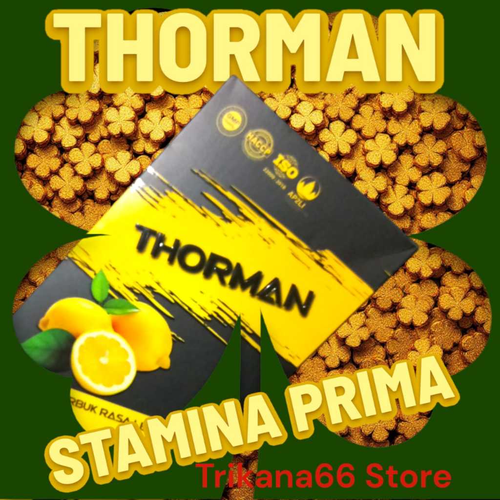 Jual Thorman Original Suplemen kesehatan Tubuh dan Stamina 1 Box 5 ...