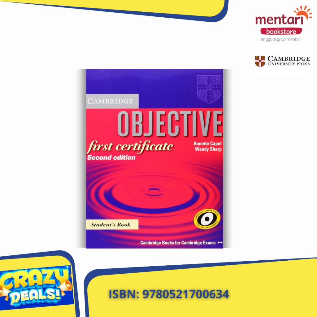 Jual Objective First Certificate Student's Book 2nd Edition | Shopee Indonesia
