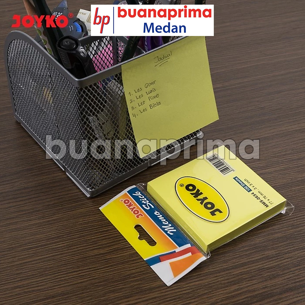 Jual Sticky Notes JOYKO MMS-0654 Kuning Post Stick It Note 77 x 76 mm ...