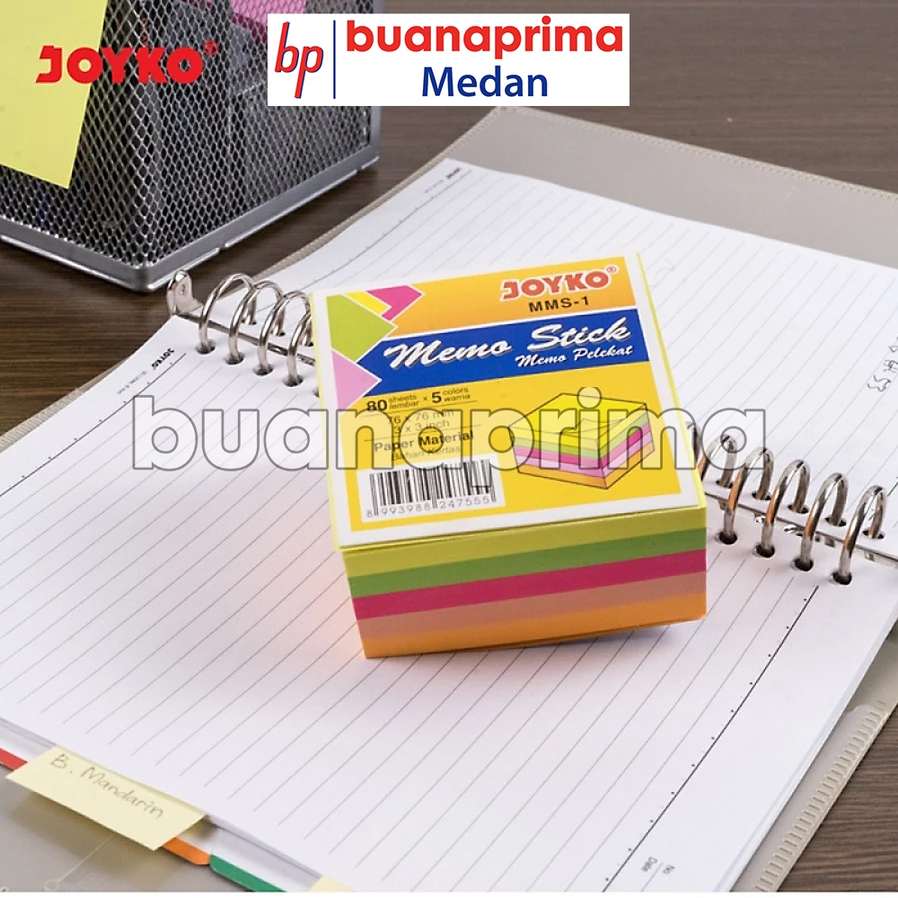 Jual Sticky Notes JOYKO MMS-1 Stick Note 76 x 76 mm Besar 3 x 3 inch ...