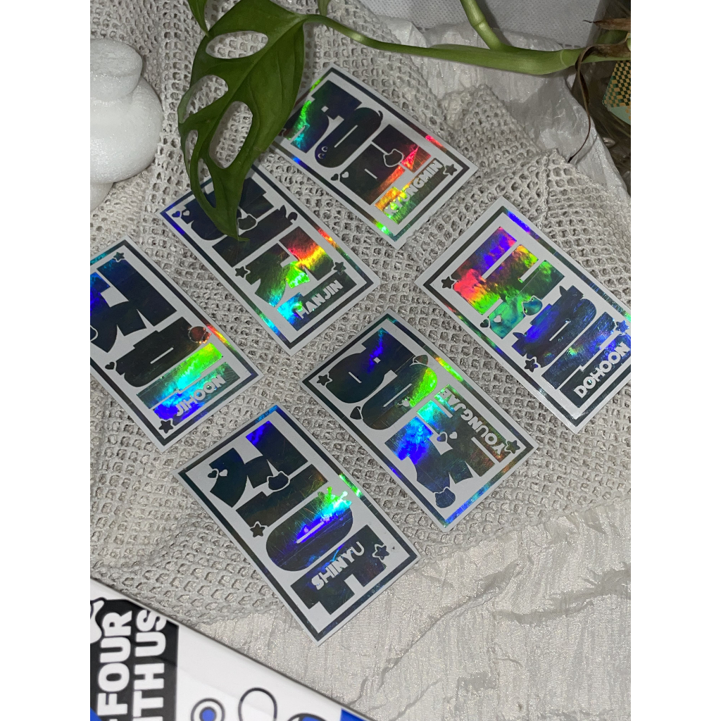 Jual [READY] TWS KPOP Sticker Hangeul Nama Deco Lightstick Hologram ...