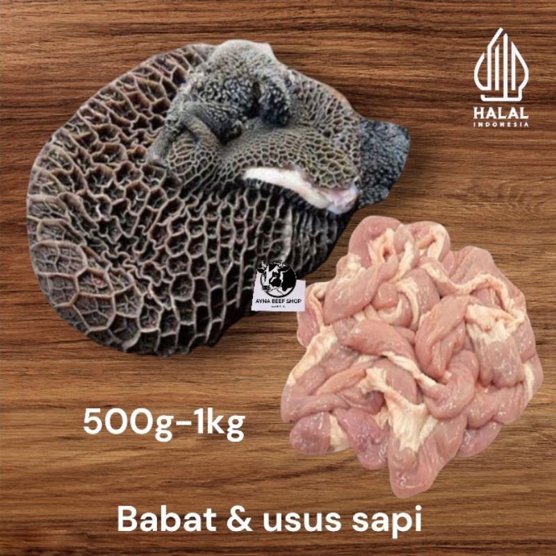 Jual Babat Usus Sapi Lokal Fresh 500g-1kg Segar Lezat Ayna Beef Shop ...