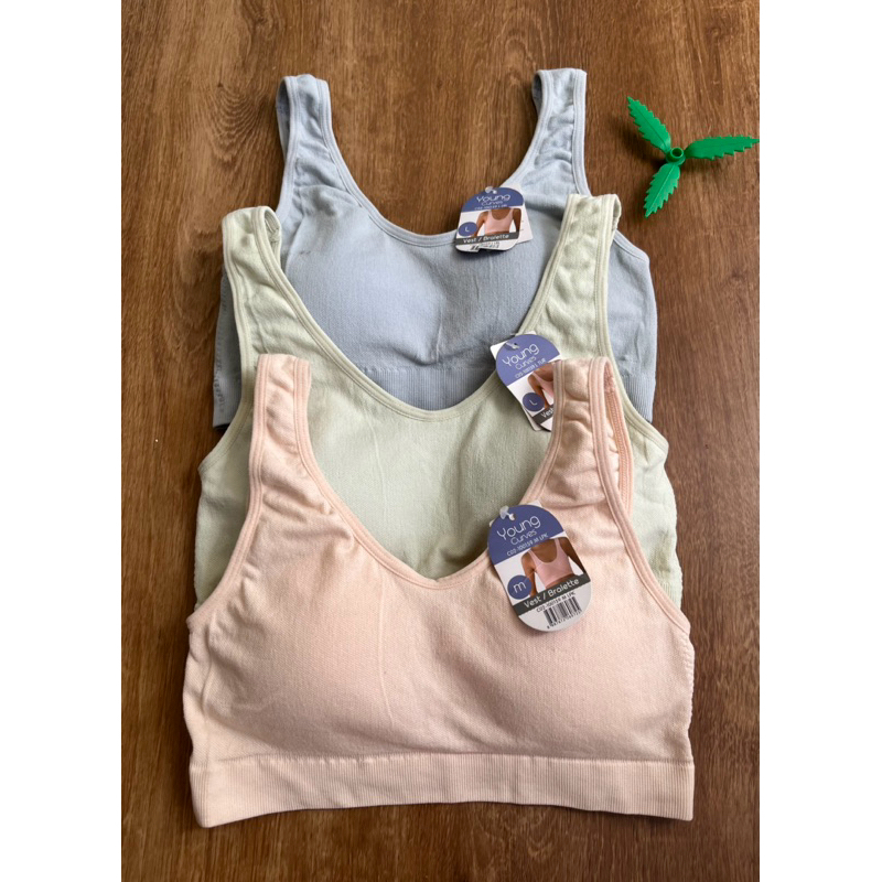 Jual YOUNG CURVES BRALETTE SPORT BRA SIZE M L XL 34B 36B 38B 75B 80B ...