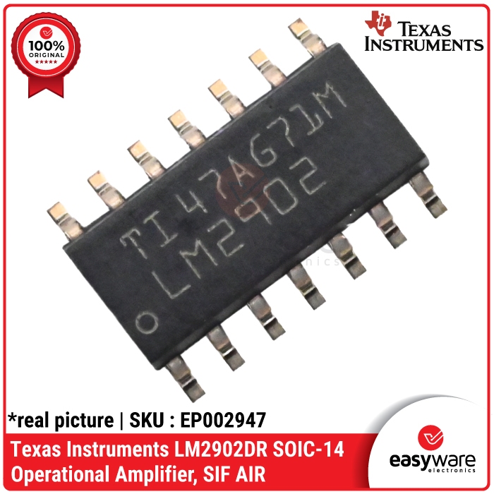 Jual Texas Instruments LM2902DR SOIC-14 Operational Amplifier | Shopee Indonesia