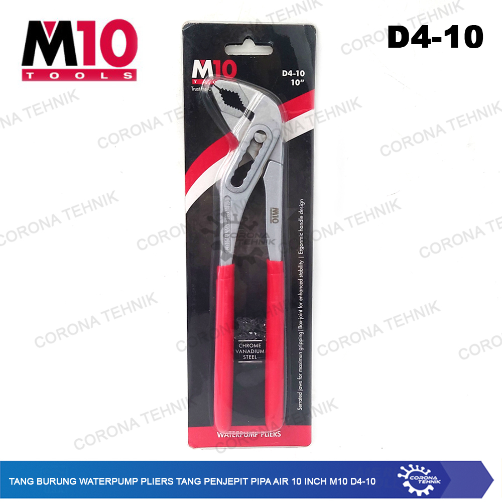 Jual M10 D4-10 Tang Burung Waterpump Pliers Tang Penjepit Pipa Air 10 ...