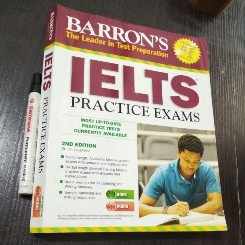 Jual IELTS PRACTICE EXAMS Barrons the leader in test preparation ...