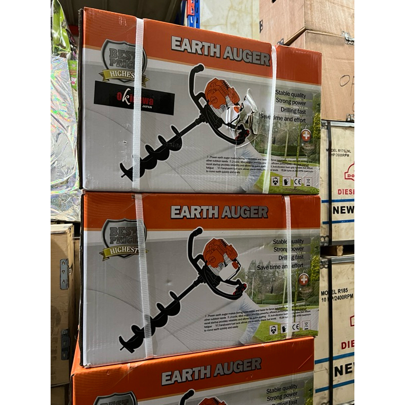 Jual MESIN BOR TANAH//EARTH AUGER LENGKAP DENGAN MATA 4 INCH MERK ...