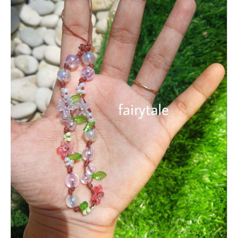 Jual strap phone gantungan hp fairytale theme nature flower | phone ...