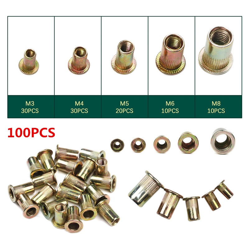 Jual RIvet Nut / Mur Rivet / Insert Nut / Rivet Nut Mur M3 M4 M5 M6 M8 ...