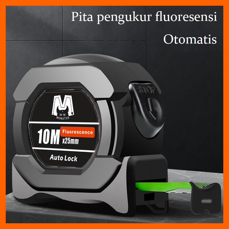 Jual Meteran 10 Meter Anti Karat / Meteran Tukang Paling Bagus / Kunci ...