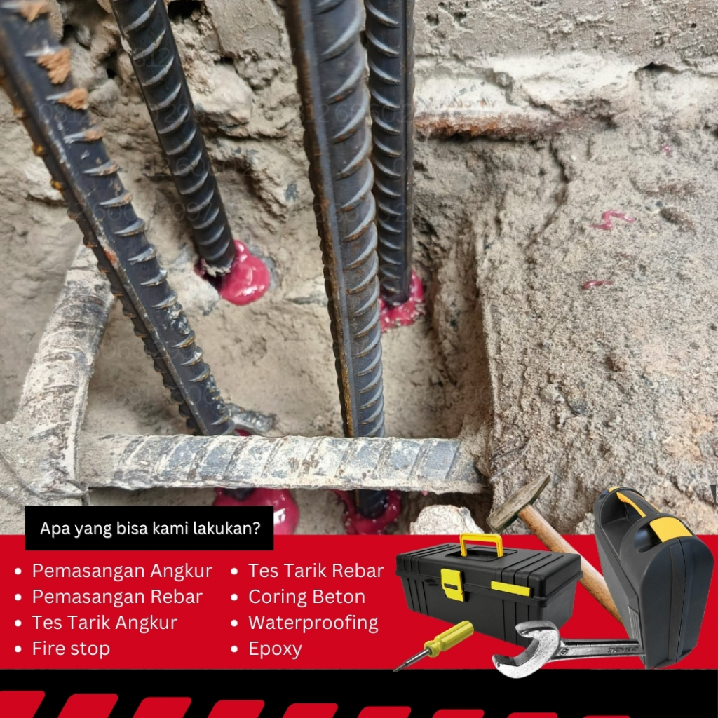 Jual Aplikator Angkur Hilti Pemasangan Rebar D13 Ulir | Shopee Indonesia