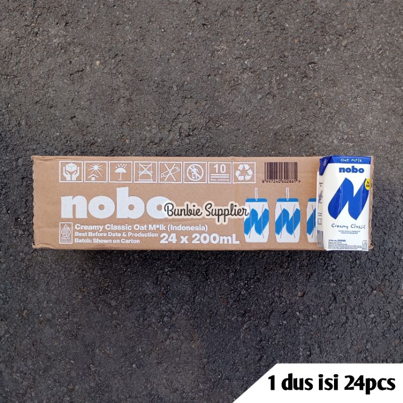Jual NOBO Oat Milk Creamy Classic 200ml x 24pcs (KARTON) | Shopee Indonesia