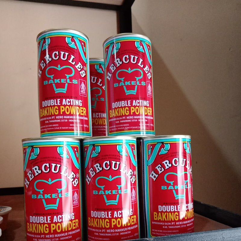 Jual Baking Powder Hercules 450 gr(Pengembang kue) | Shopee Indonesia