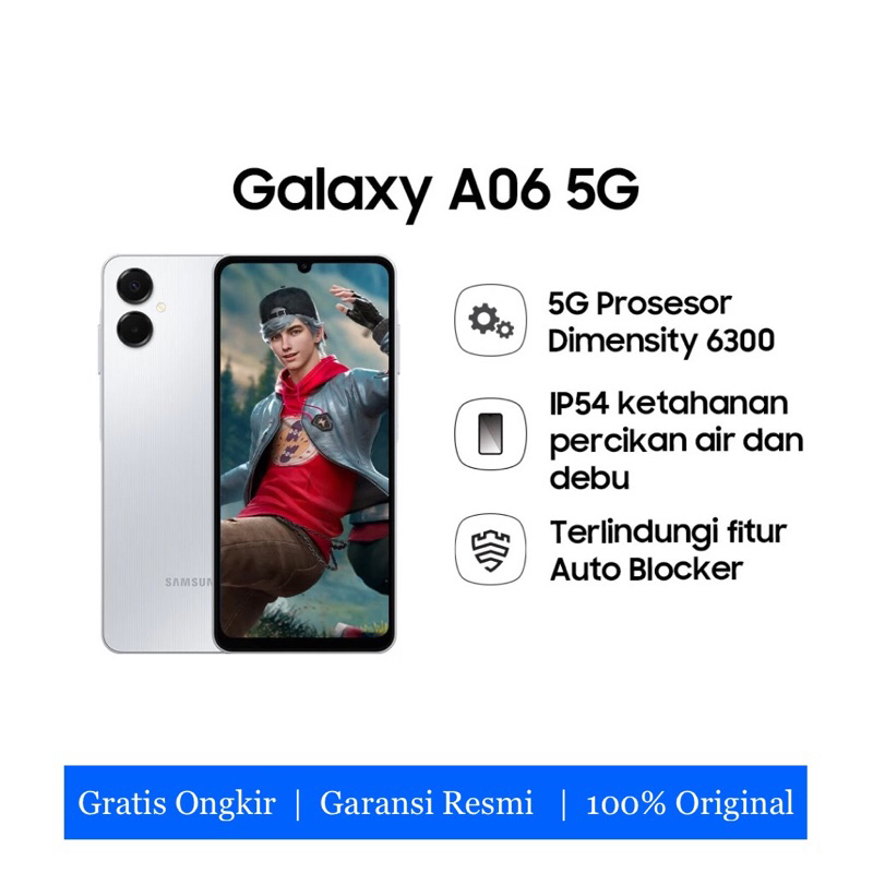 Jual Samsung Galaxy A06 5G (6GB/128GB) Dimensity 6300 - 50MP Dual ...