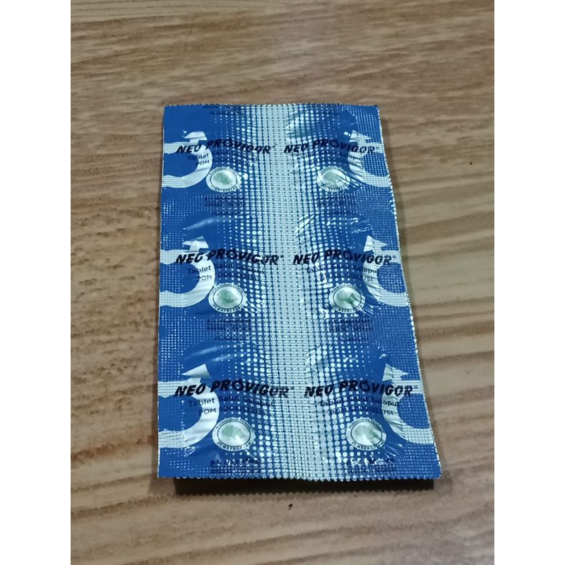 Jual NEO PROVIGOR NEOPROVIGOR STRIP 6 TABLET | Shopee Indonesia