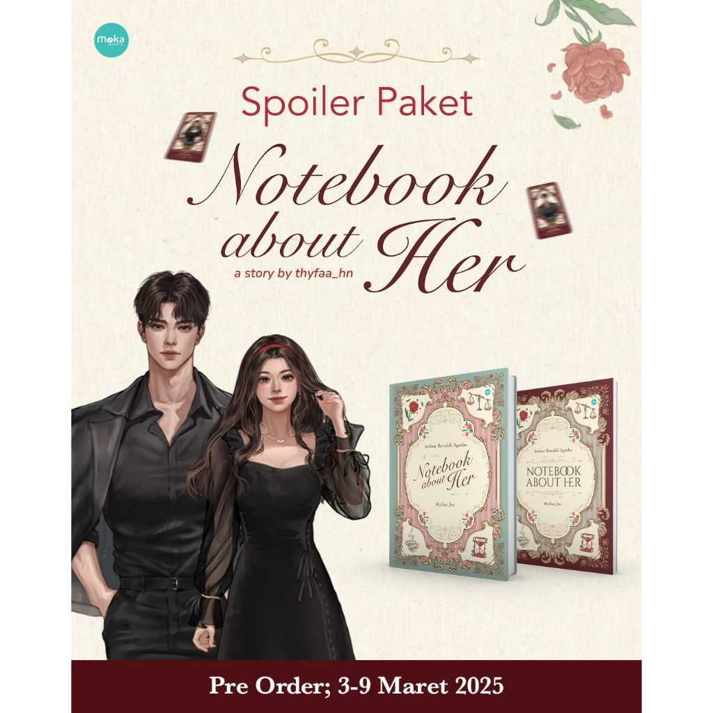 Jual Novel Notebook About Her - thyfaa_hn - Moka Media | Shopee Indonesia