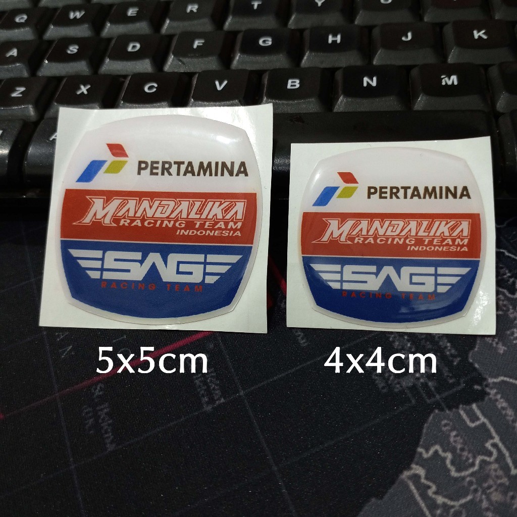 Jual Sticker Timbul Resin Mandalika Pertamina Kecil Lentur | Shopee ...