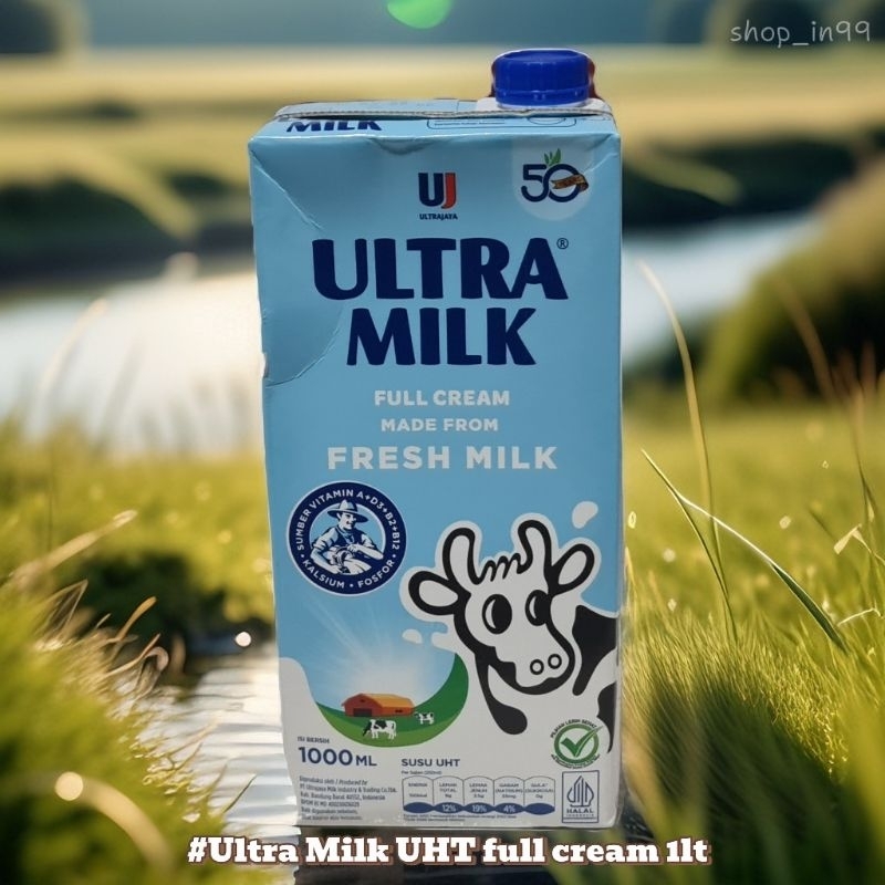 Jual Ultra Milk UHT full cream 1lt | Shopee Indonesia