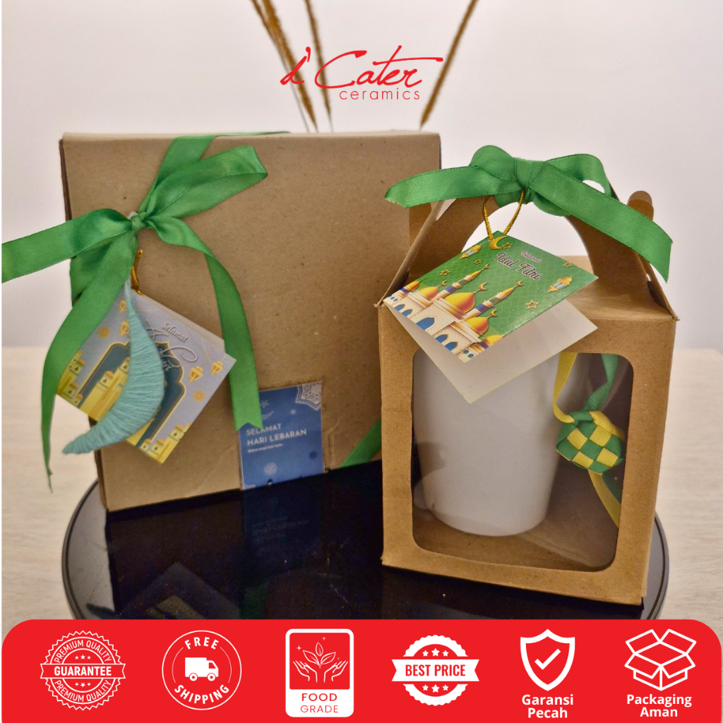 Jual Hampers Lebaran Idul Fitri Souvenir Mangkok Keramik Gelas Keramik ...