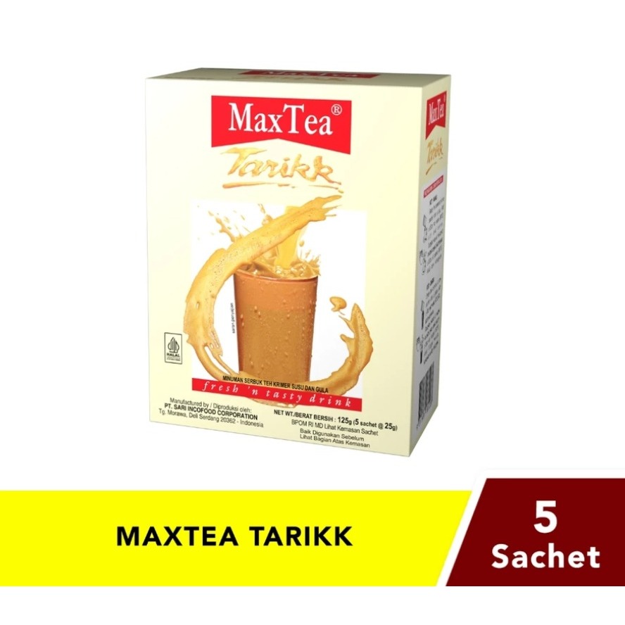 Jual MaxTea Tarikk (5 sachet) | Shopee Indonesia