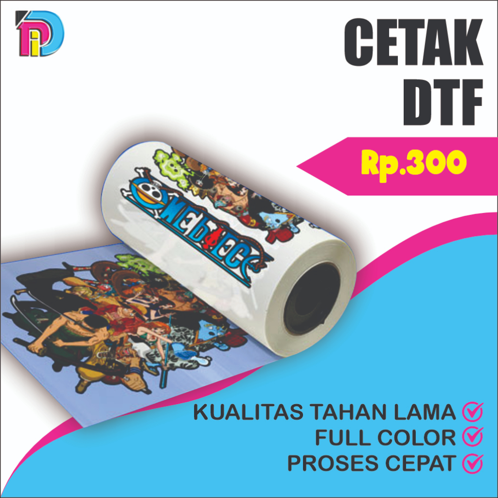 Jual Cetak DTF Print Meteran 58cm Premium | Jasa Cetak Sablon DTF Express Large Format 58cm ...
