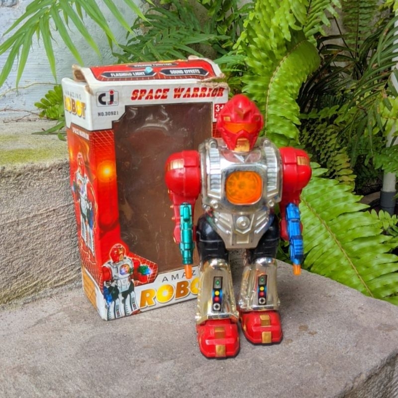 Jual Mainan Robot Space Warriot jadul vintage | Shopee Indonesia