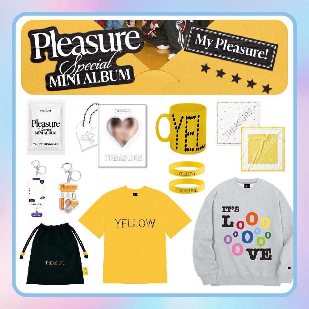 Jual TREASURE 'YELLOW' PLEASURE MINI ALBUM OFFICIAL MERCH [PRE ORDER ...