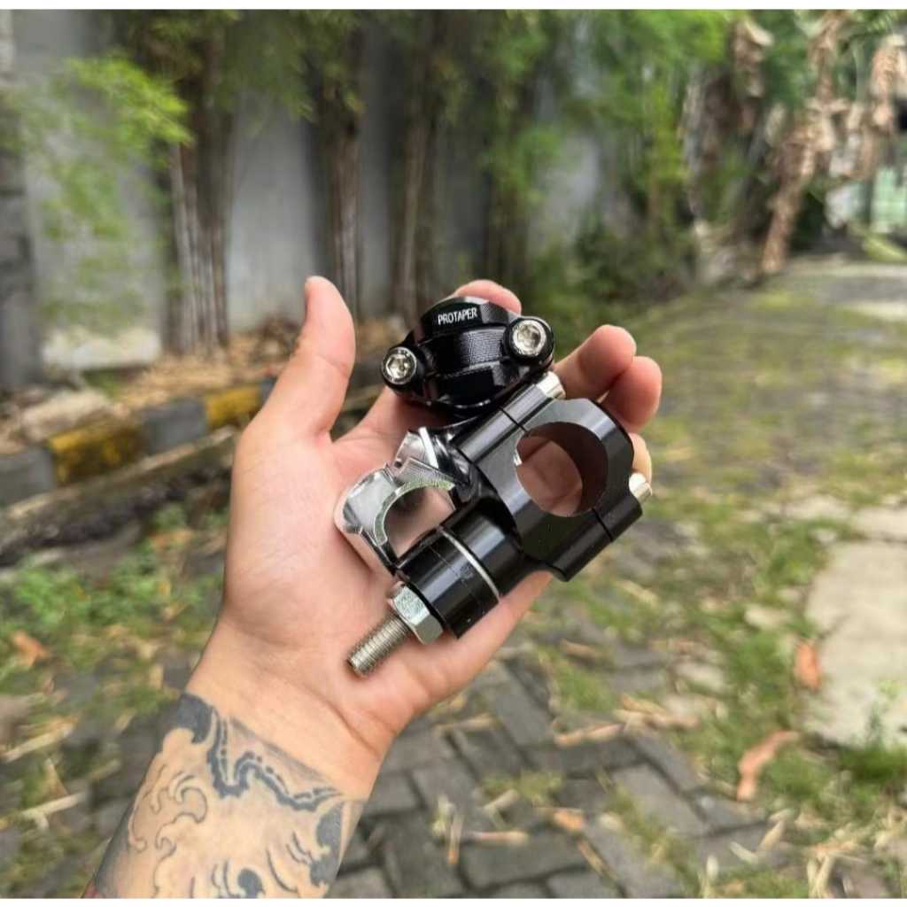 Jual Raiser Stang CNC PROTAPER Model KTM 1 Baut Trail CRF Riser KLX BF ...