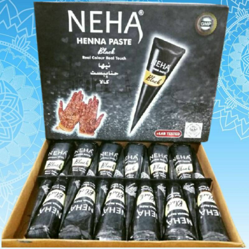 Jual Tatto Hallal / Hena Golecha Hitam size 25g Merk Al Latif India ...