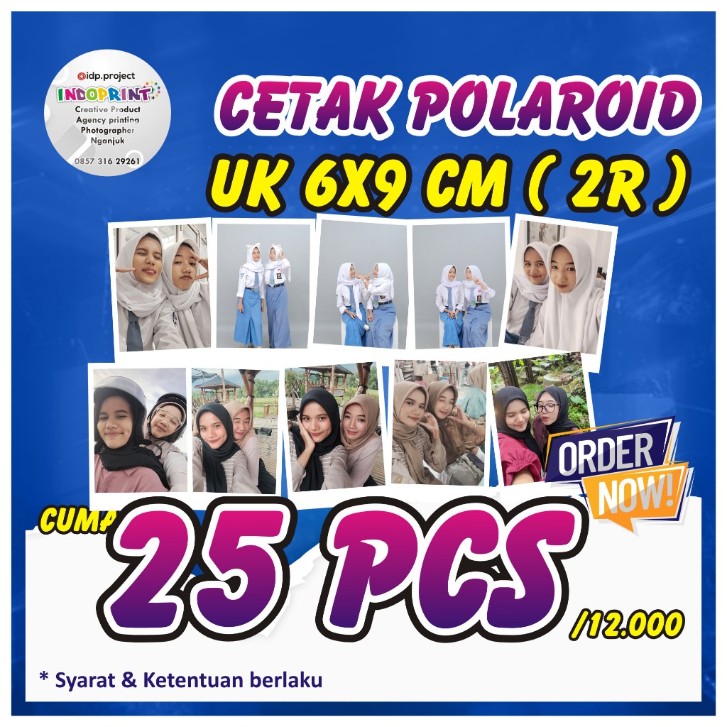 Jual CETAK FOTO POLARID MURAH DAN BAGUS UK 2R ( 6X9 CM )M | Shopee ...
