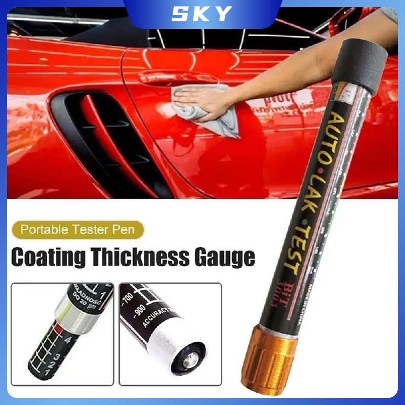 Jual SKY Paint thickness Tester Gauge, alat tes ketebalan cat mobil ...