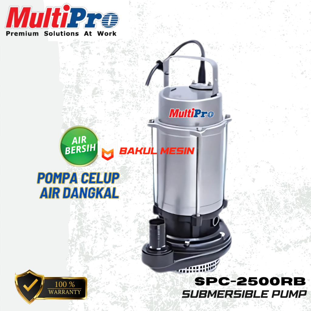 Jual Multipro Pompa Celup Submersible Pump MULTIPRO SPC 2500 SPC2500 Air Bersih | Shopee Indonesia