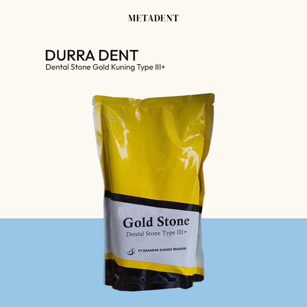 Jual Metadent - Dental Lab Gips Stone Gold III+ 1Kg | Shopee Indonesia