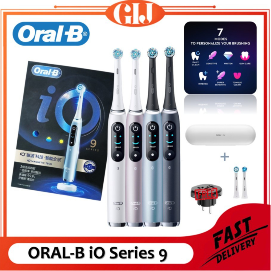 Jual Oral B iO Series 9 Electric Toothbrush Sikat Gigi Elektrik OralB io9 Bluetooth | Shopee ...